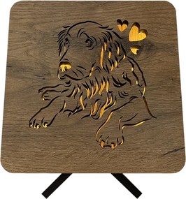 Li-Go "Retrívr" lampa 19x19 cm provedení povrchu: dub