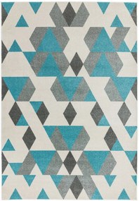 Modrý koberec Dickinson Pyramid Blue Rozměry: 120x170 cm