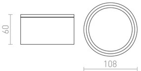 RED - Design Rendl - R10430 - Venkovní svítidlo MERIDO 1xGX53/11W/230V IP54