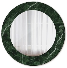 Kulaté dekorační zrcadlo Zelený mramor