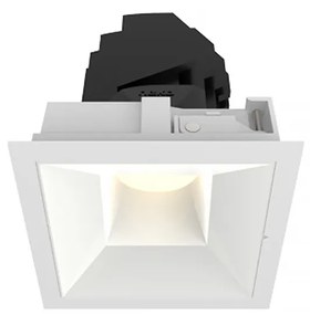 Vestavné nastavitelné svítidlo Sense Square White Délka strany: 159 mm, Teplota chromatičnosti / Stmívání: 2700 Kelvinů / Stmívatelné DALI, Úhel…
