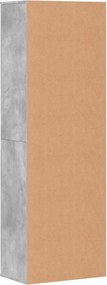 Skříň highboard betonově šedá 60 x 35 x 180 cm kompozitní dřevo 3276668