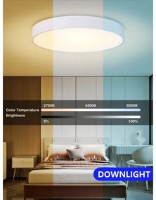 Immax NEO 07206L-LED Stmívatelné stropní svítidlo RONDATE 53W/230V bílá Tuya+DO