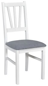Jídelní židle Ivo Zvolte dřevo: Bílá, Zvolte látku: látka 12b
