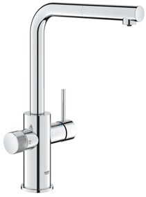 Grohe Blue Pure - Dřezová baterie Minta s filtrační funkcí a výsuvnou koncovkou, chrom 30590000
