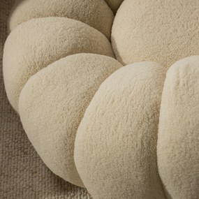 Designové relaxační křeslo VENEZIA 100 cm bouclé béžové