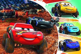 Trefl Puzzle Disney Cars 3/McQueen s přáteli 33x22cm 60 dílků v krabici 21x14x4cm