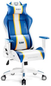 Diablo Chairs - Dětské křeslo Diablo Kids X-One 2.0 Aqua Blue