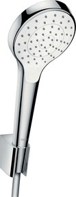 Hansgrohe Croma Select S - Set sprchové hlavice, držáku a hadice, EcoSmart, bílá/chrom 28096400