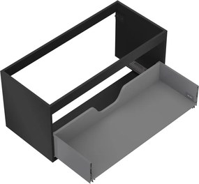 Mexen Box-A, závěsná skříňka 100 cm, 1 zásuvka, černá matná, 91AX0-1000-470-1-71