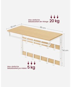 Nástěnná police LCR101W09