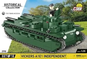 COBI 2990 Tank Vickers A1E1 INDEPENDENT / 1:35 / 887 kostek / od 9 let