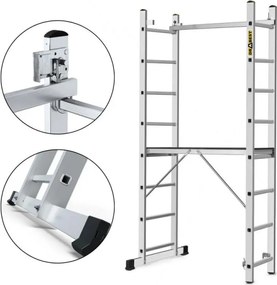 Multifunkční lešení 3m / 4,7m DRABEST ARD-2x8 HOME