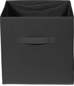 Černý látkový úložný box 31x31x31 cm – Compactor