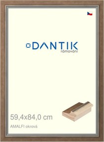 DANTIK rámeček 59,4x84 | AMALFI okrová (Plexi Čiré)