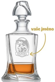 Dekorant Karafa na whisky pro rybáře Quadro 770 ml