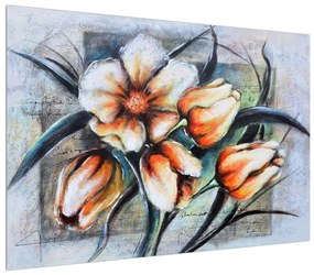 Obraz květů (100x70 cm)