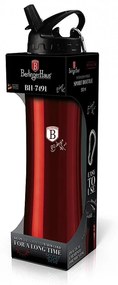 BERLINGERHAUS Lahev sportovní nerez 18/10 Burgundy Metallic Line 0,5 l BH-7491