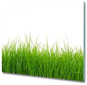 Skleněná krájecí deska tráva