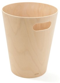 Umbra - Odpadkový koš Woodrow - přírodní - 27,9x22,9x22,9 cm