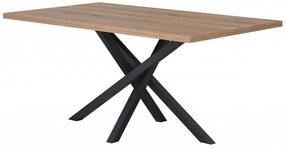 Jídelní stůl PABLO X - dub artisan 140 × 80