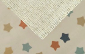 Weihai Haima Dahua Carpet DĚTSKÝ METRÁŽOVÝ KOBEREC LUNA P4239CM/01A2 dětský motiv barevné hvězdy na béžové BARVA: Vícebarevný, ŠÍŘKA: 4 m