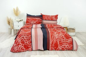 Stanex Ložní povlečení bavlněné Alice (LS217) rozměr: 140 x 200 + 90 x 70, Zapínání: Knoflíkové