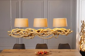 Luxusní závěsná lampa z masivu Vigine 165cm