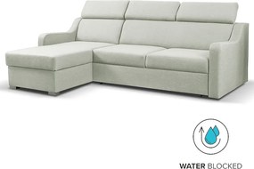 Sedací souprava MIKELI | 232x158 cm | UNI | rozkládací + úložný prostor | AKCE | světle šedá 15