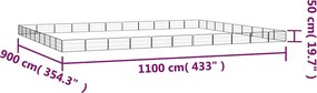 40panelová ohrádka pro psy černá 100 x 50 cm práškovaná ocel 3115975
