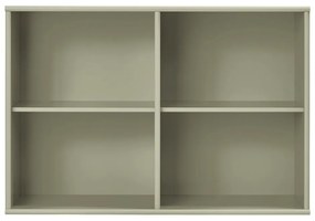 Khaki závěsná knihovna 89x61x32,5 cm Mistral – Hammel Furniture