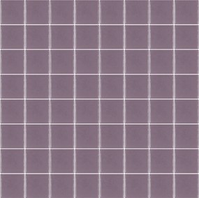 Hisbalit Skleněná mozaika fialová Mozaika 251A MAT 4x4  4x4 (32x32) cm - 40251AMH