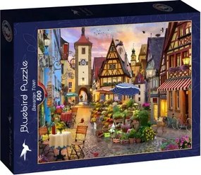 BLUEBIRD Puzzle Bavorské město / 500 dílků / 47,8 x 34,2 cm