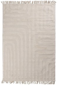 OnaDnes -20% Hoorns Bílý bavlněný koberec Zola 170 x 240 cm