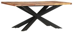 285965 vidaXL Jídelní stůl 180 x 90 x 76 cm masivní sheeshamové dřevo