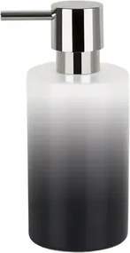 Spirella TUBE Gradient černo-bílý / Dávkovač mýdla / Keramika / 300 ml