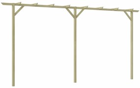 vidaXL Marketos Zahradní pergola 410 x 40 x 203 cm dřevo