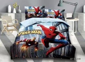 3-dílné ložní povlečení Disney pohádky Motiv: 018 Spider-Man, Varianta: 1x polštář + 1x přikrývka + 1x prostěradlo