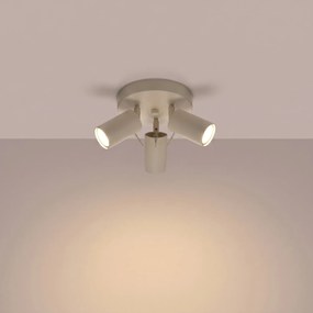 Sollux Lighting Stropní svítidlo RING 3P šedobéžové