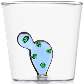 Ichendorf Milano designové sklenice na vodu Desert Plants Tumbler Cactus Blue