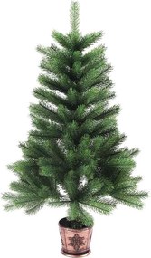 Vánoční stromeček s 150 LED diodami s stojanem Zelená 90 cm PE 3396304