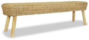 Lavice - přírodní ratan | 160x35x45 cm