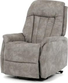 Polohovací křeslo šedé, elektrické TV-Q8575 GREY3