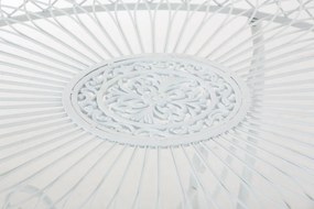 Kovový stůl Sheela - Bílá
