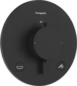 Hansgrohe - Termostatická baterie pod omítku, pro 2 spotřebiče, matná