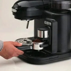 Ariete 1318 Moderna Espresso černá / Pákový kávovar / 1080 W / 0.7 l /
