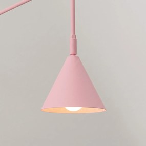 Sollux Lighting Nástěnné svítidlo NOX 1 růžové s vypínačem