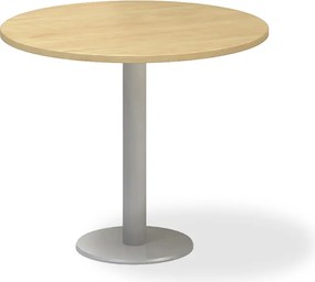 Jednací stůl ProOffice, průměr 90 cm, divoká hruška