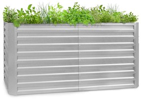 Blumfeldt High Grow Straight, vyvýšený záhon, 200 x 90 x 100cm, 1800 l, ocel