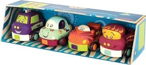 B-Toys Autíčka na setrvačník Wheeee-ls! (BX1480ZBT) / od 12 měsíců